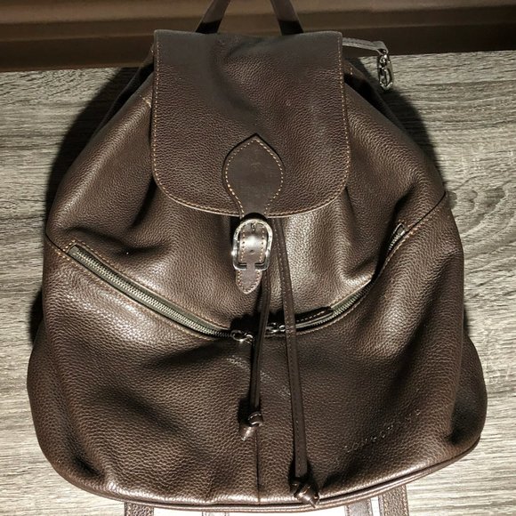 Longchamp | Bags | Longchamp Leather Backpack | Poshmark